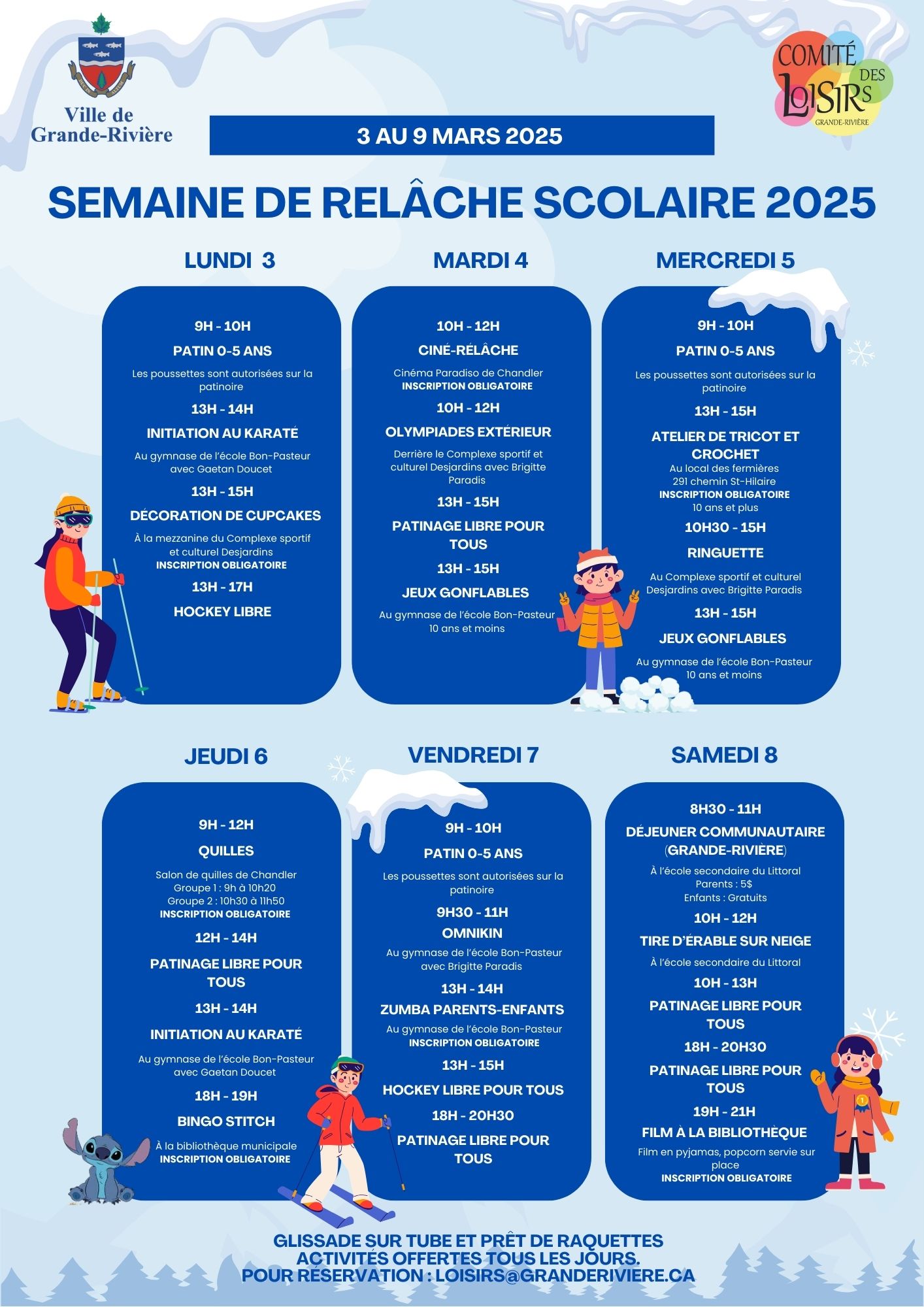 La Ville de Grande-Rivière dévoile sa programmation de la Semaine de ...